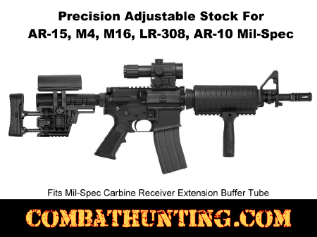 AR-15 Precision adjustable Stock For Sale - Combathunting.com